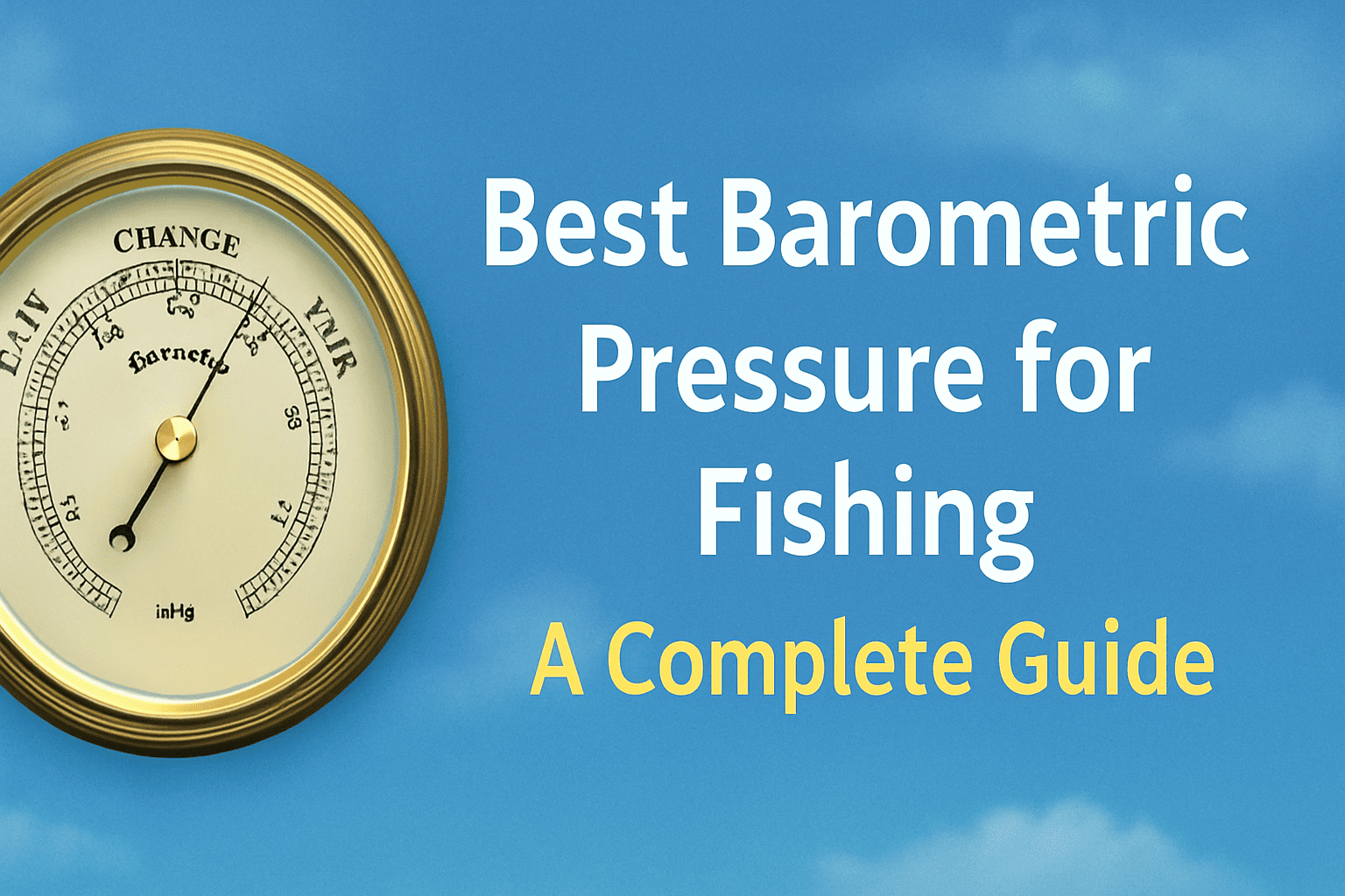 Best Barometric Pressure for Fishing: A Complete Guide