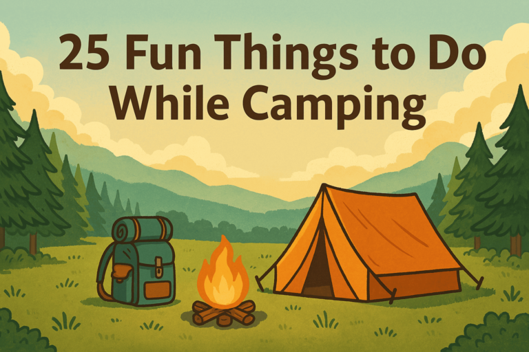 25 Fun Things to Do While Camping