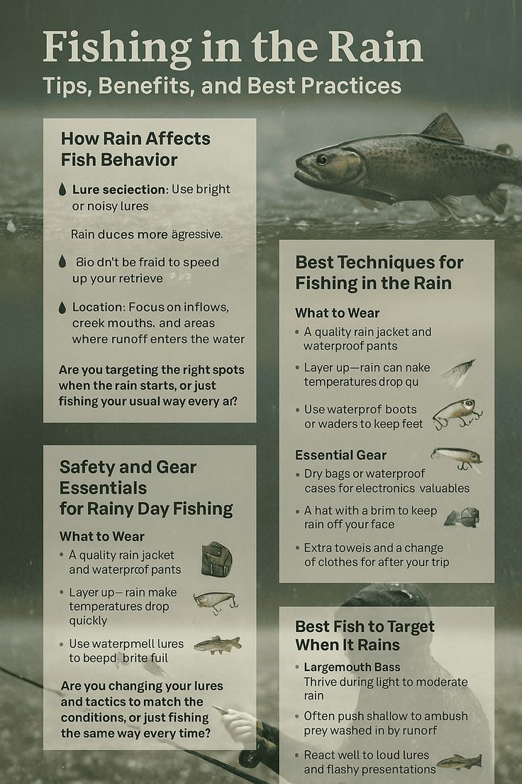 Fishing in the Rain: Tips, Benefits, and Best Practices