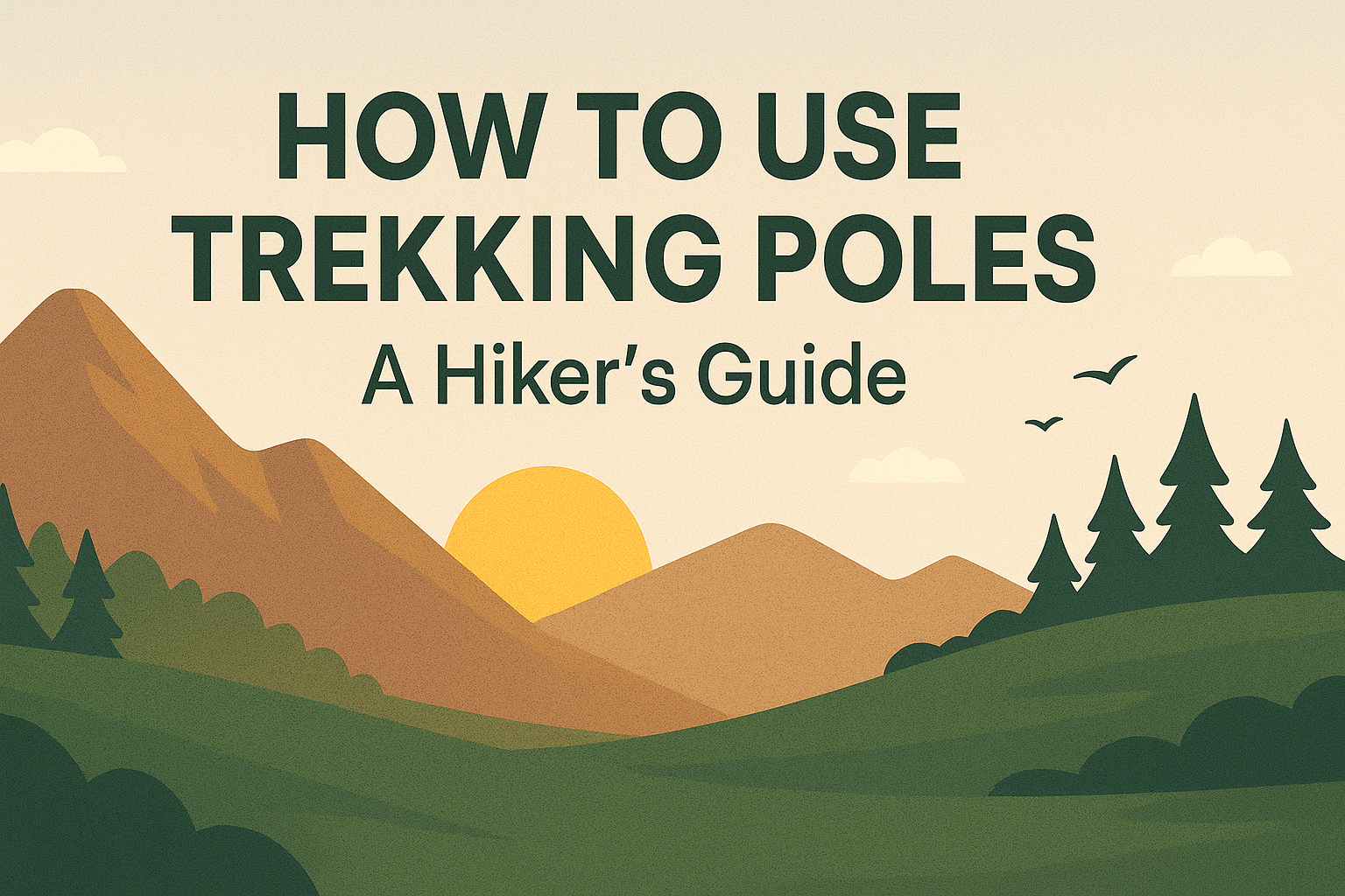 How to Use Trekking Poles: A Hiker's Guide