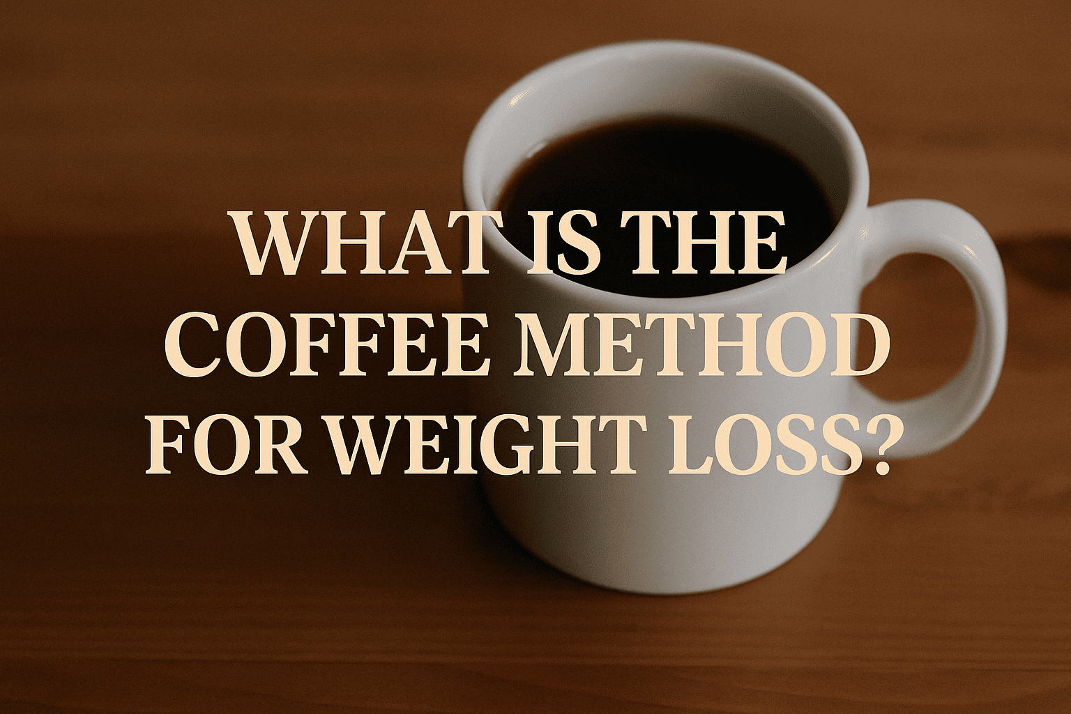 What Is the Coffee Method for Weight Loss? Science and Trends