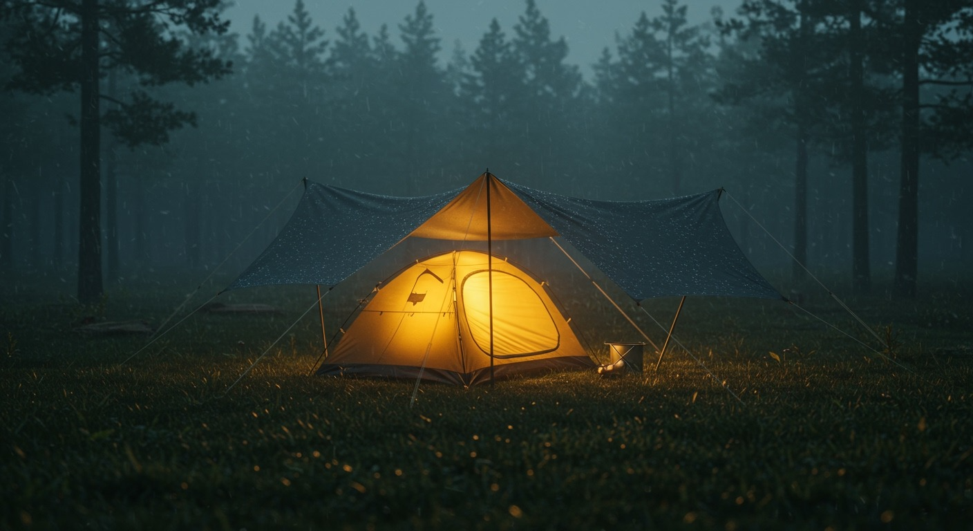 Camping in the Rain: 21 Expert Tips to Stay Dry & Cozy