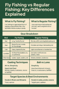 Fly Fishing vs Regular Fishing: Key Differences Explained