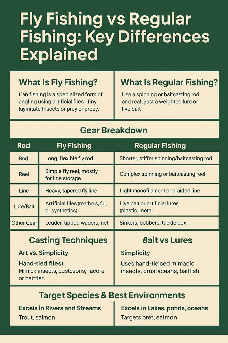 Fly Fishing vs Regular Fishing: Key Differences Explained