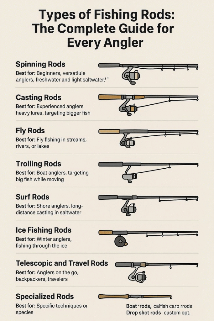 Types of Fishing Rods: Complete Guide for Every Angler