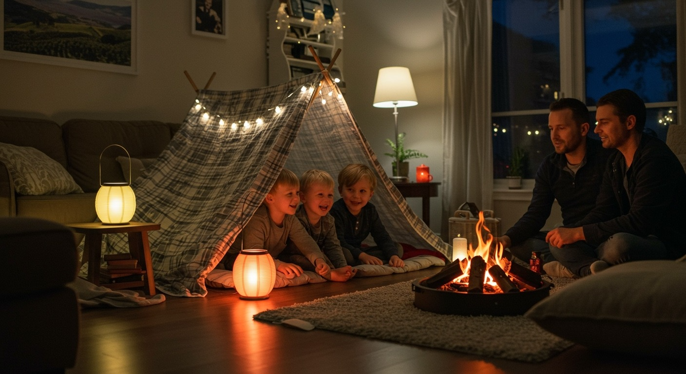 Indoor Camping Ideas for Kids & Adults: Fun at Home